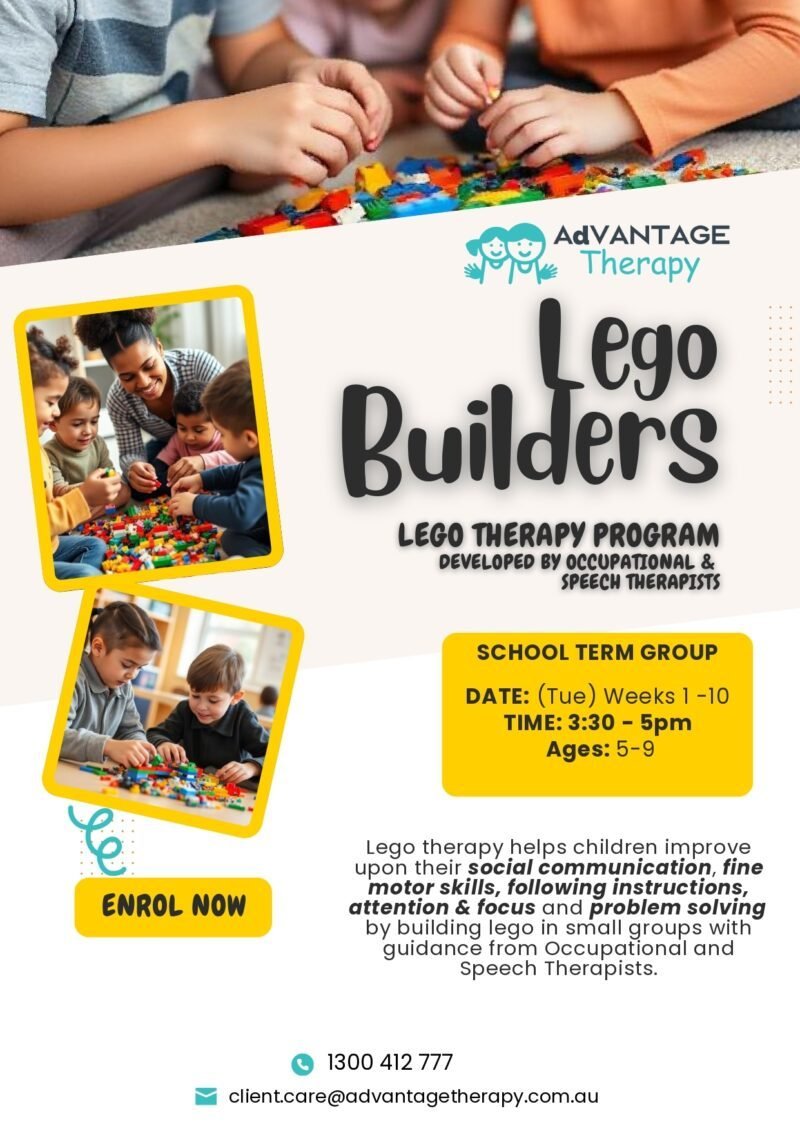 Lego Therapy - School Term Program: Advantage Therapy